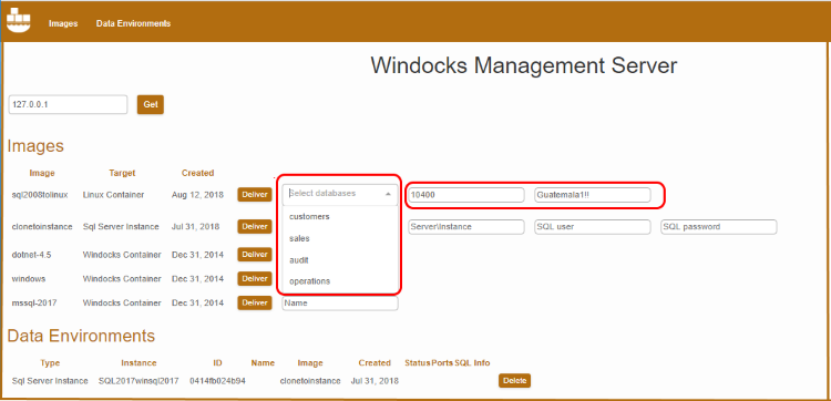 SQL Server Containers for Database Migration